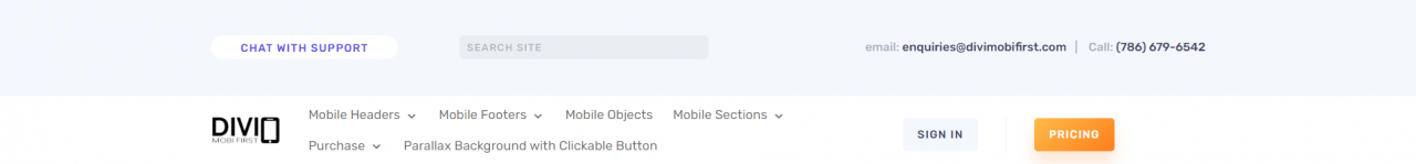 Divi Mobile Menu Styles | Divi Mobile First